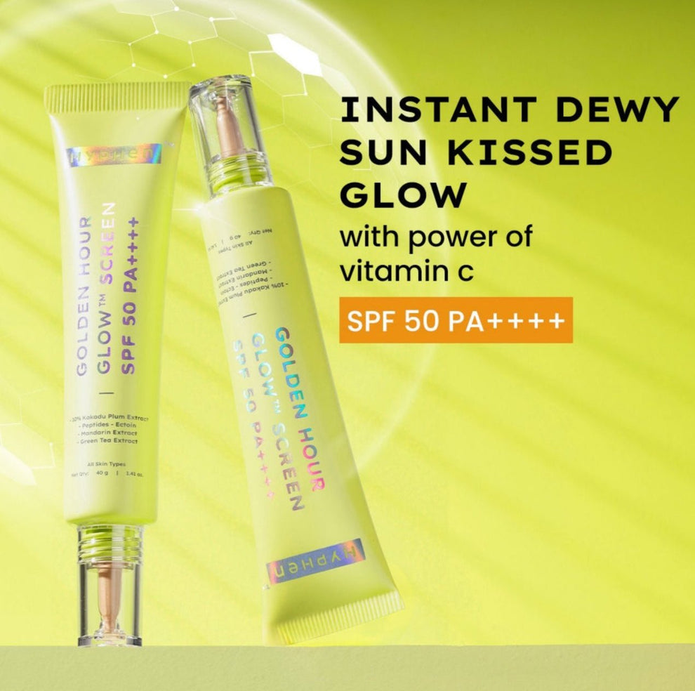Hyphen Golden Hour Glow Sunscreen SPF 50 PA++++ - 75ML – Roops Beauty